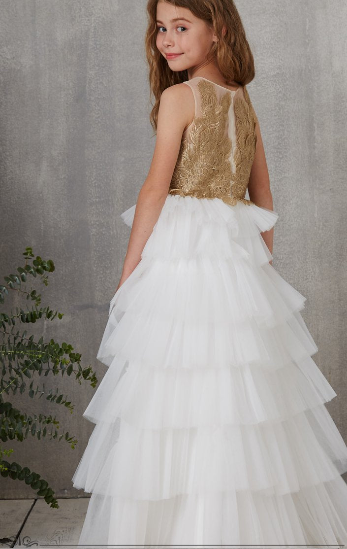 Layered Princess Kids Prom Dress FGD324