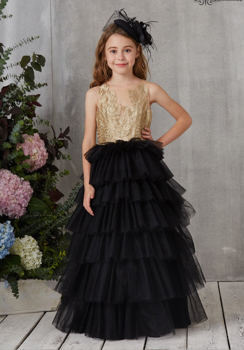 Layered Princess Kids Prom Dress FGD324
