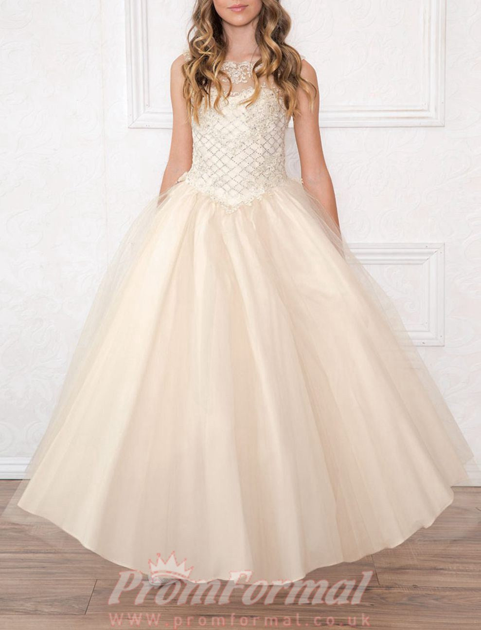 Pink Tulle Princess Teen Prom Dress (FGD297)
