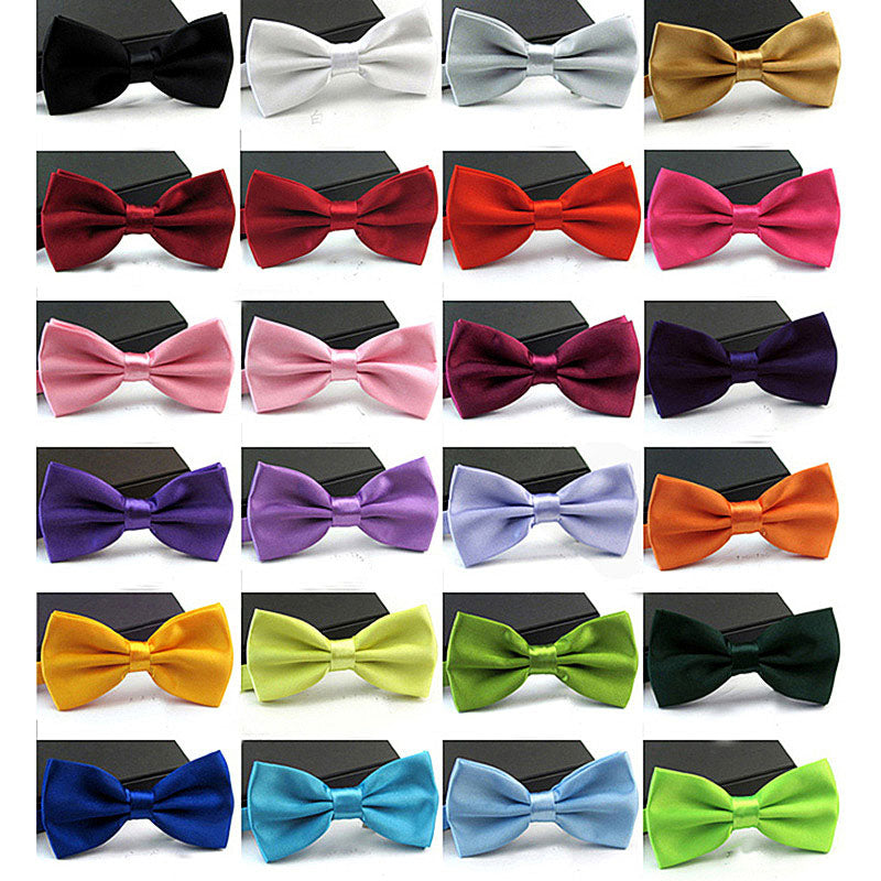 Satin Dicky Bow, Bow Tie for Mens and Kids Weddings
